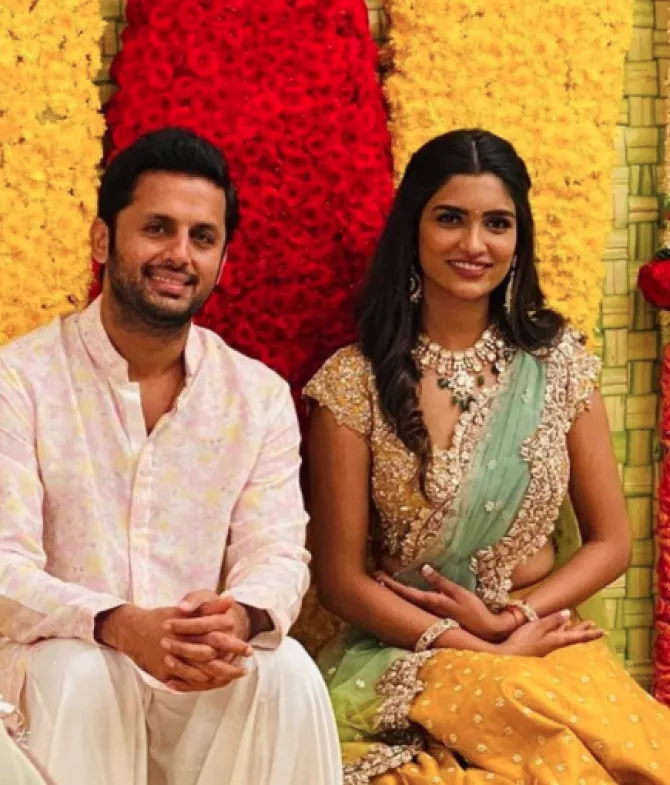 Telugu Star Nithiin Reddy Ties The Knot With Fiancee Shalini Kandukuri ...